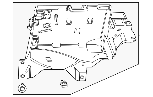 2021-2022 GM Engine Control Module Bracket 84294002 | GMPartsDirect.com
