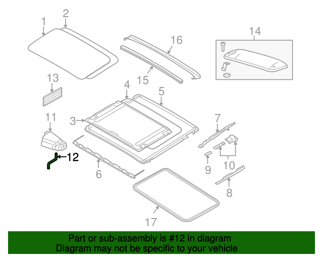 54107199321 - 2006-2013 BMW Emergency Handle (54-10-7-199-321) | BMW of ...