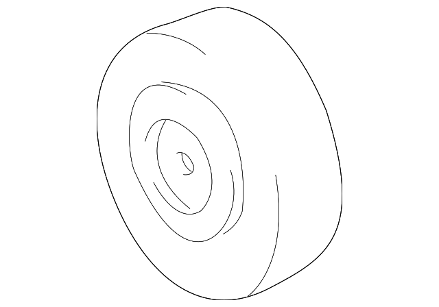 16603-0W010 - Accessory Drive Belt Tensioner Pulley - 1998-2009 Toyota ...
