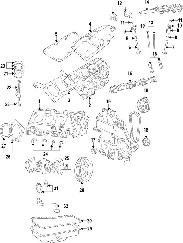 2008-2011 Mopar Valve Lifters 4892465ab | TascaParts.com