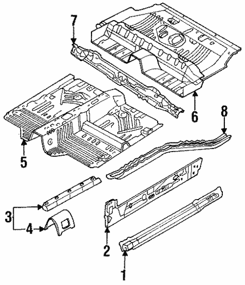Rocker Panel for 1991 Mazda 323 | Mazda-Parts