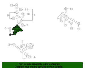 21810-2S200 - Engine Mount 2010-2015 Hyundai Tucson | AutoNationParts.com