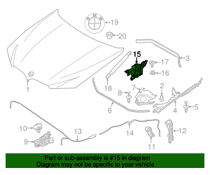 Genuine BMW 41-61-7-475-792 | Hood Hinge | FREE Shipping on Most Orders ...