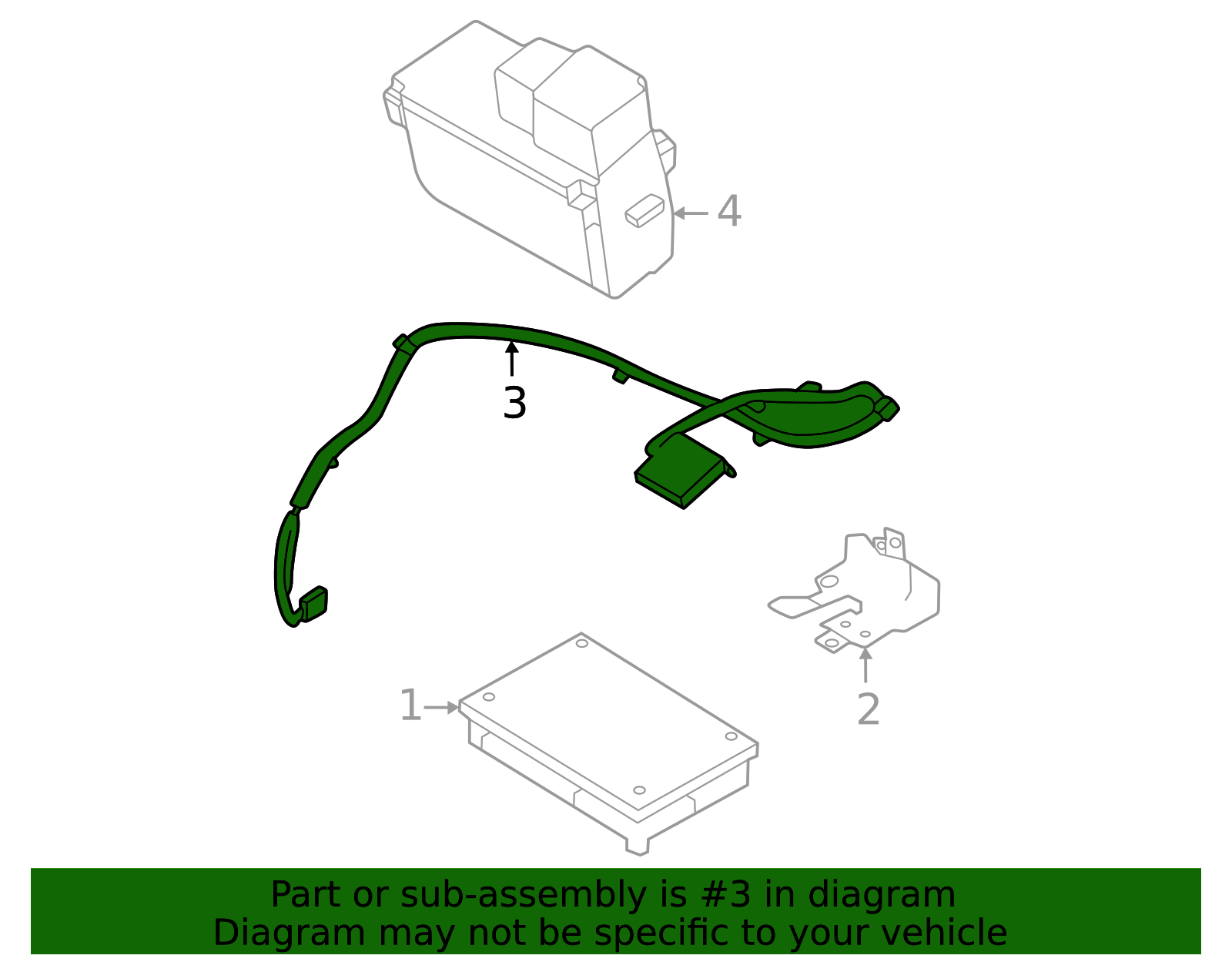 28212-6LA0A - GPS Navigation System Antenna 2020-2025 Nissan Sentra ...