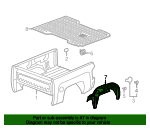 2014-2019 GMC Driver Side Fender Liner 84511154 GM | GMPartsDirect.com