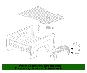 2003-2023 GM Multi-Purpose Rivet 11611736 GM | GMPartsDirect.com