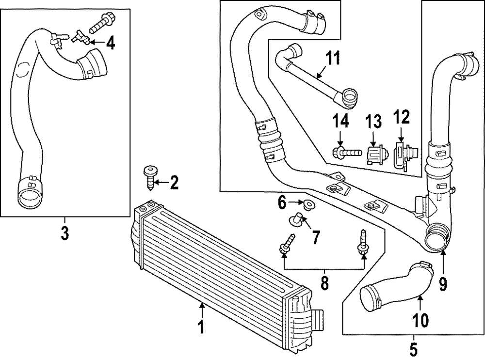 2015-2024 Ford Air Duct CK4Z-6C646-C | QuirkParts