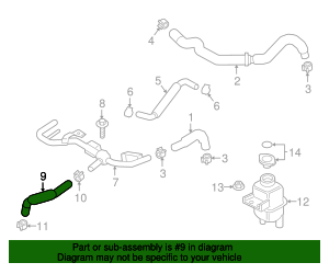 2016-2020 Infiniti Coolant Hose 21576-5CA5A | INFINITI OF WEST CHESTER