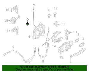 Genuine BMW 07-14-9-149-652 | Door Lock Actuator Motor Bolt | FREE ...