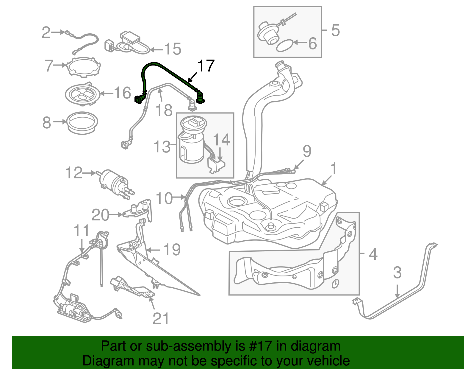 1K0-201-293-J - 2007-2016 Volkswagen Eos - Feed Line | Quick VW Parts