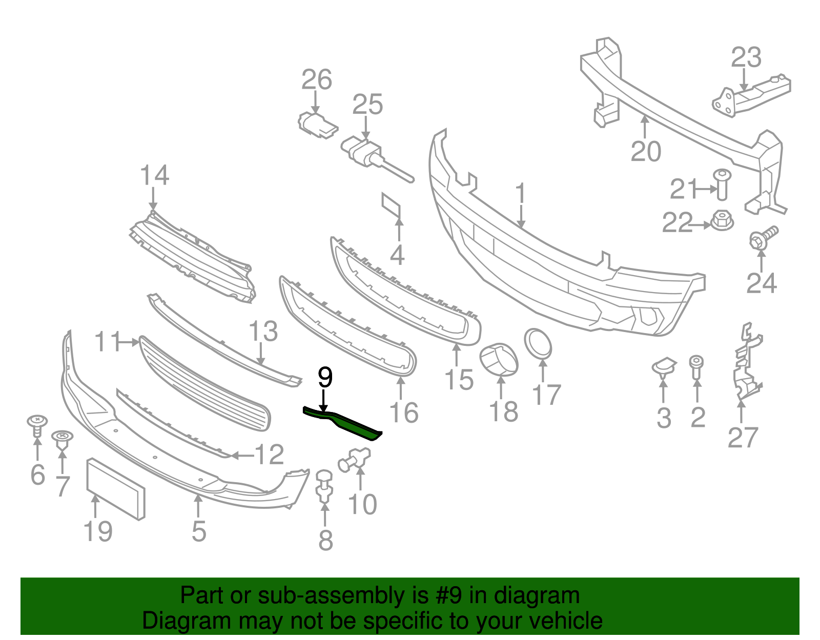 2011-2015 Mini Cooper Deflector 51-11-7-250-780 | Mini Parts Direct