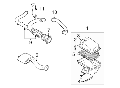 Air Intake for 2004 Volvo XC90 OEM Parts Online