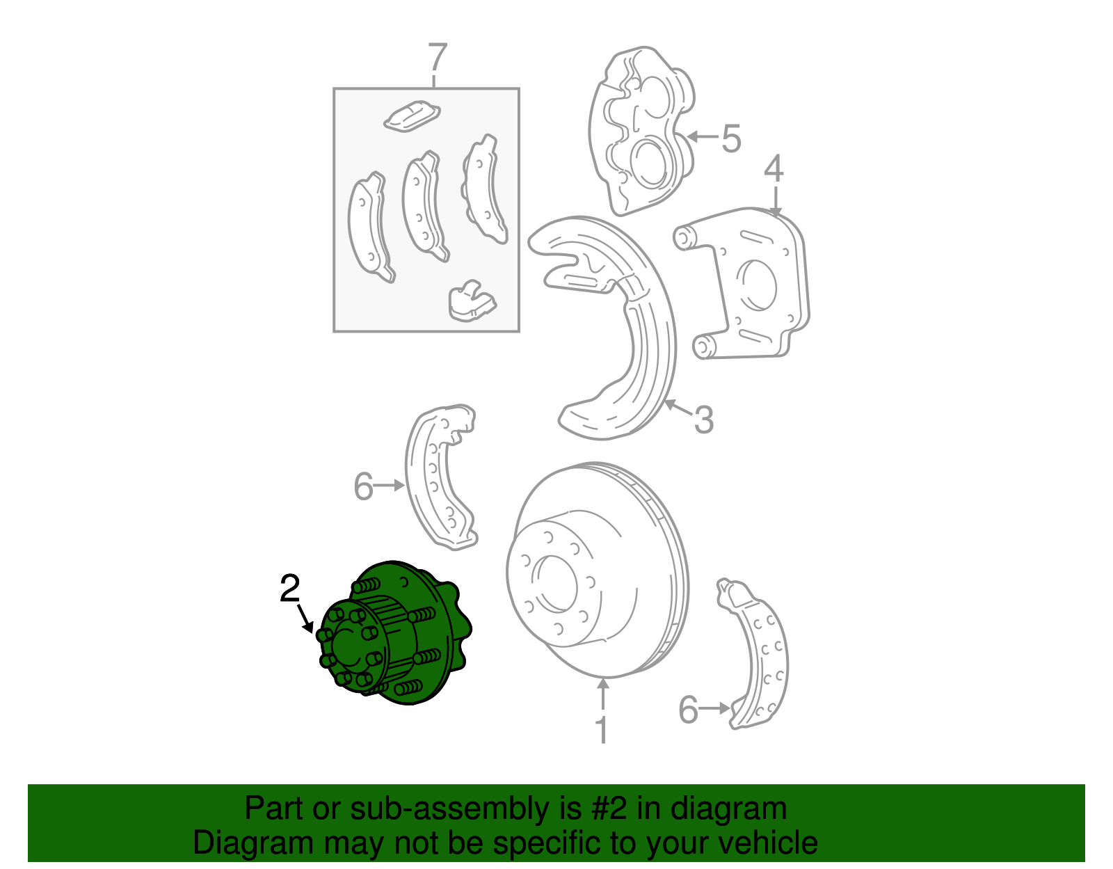 1999-2025 Ford Wheel Hub nc2z1109a | TascaParts.com
