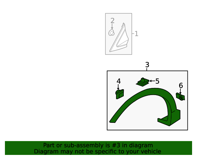 87712-S1AA0-CA - Wheel Arch Molding 2021-2023 Hyundai Santa Fe ...