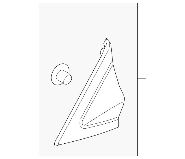 Genuine Upper Molding for 2019-2023 Hyundai Santa Fe | Part# 86190 ...