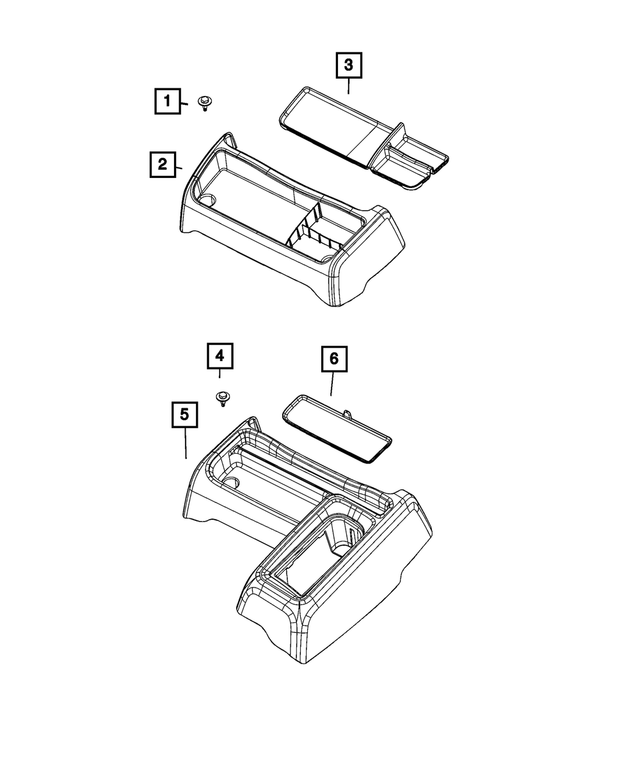2019-2023 Ram Floor Shifter Bezel 6SA21TX7AB | Mopar Estores