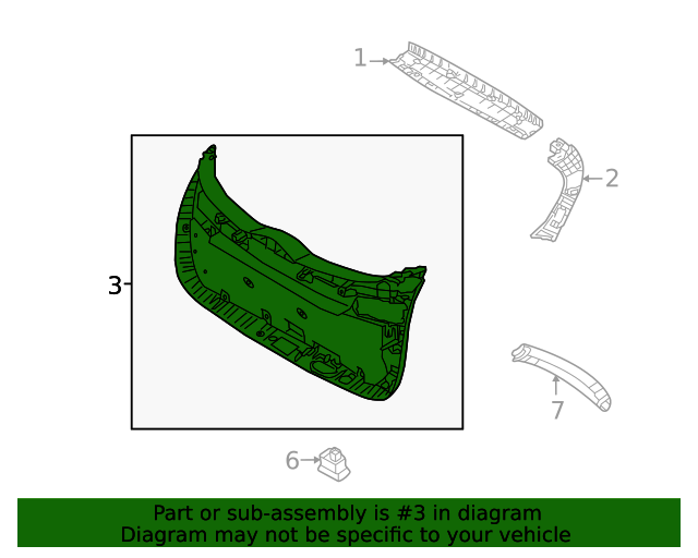 2022-2023 Hyundai Tucson Lower Trim Panel 81710-CW010-NNB | OEM Parts ...