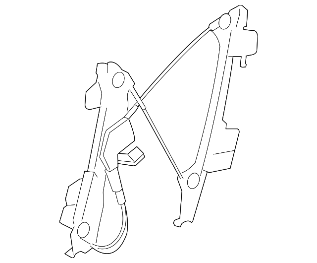 219-720-10-46 - Window Regulator - 2006-2011 Mercedes-Benz ...