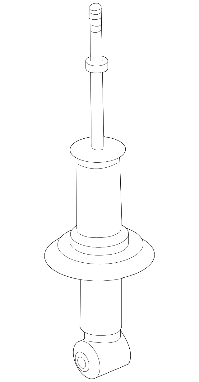 4162A207 - Suspension Shock Absorber 2011-2017 Mitsubishi Lancer ...