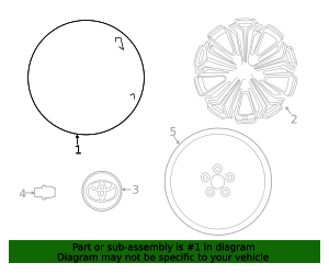 42611-42580 - Wheel Alloy 18 Inch 2021-2024 Toyota RAV4 Prime | Longo ...