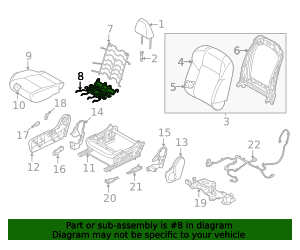 87576-6TA0A - Support Spring 2022-2024 Nissan | Nissan Parts ...