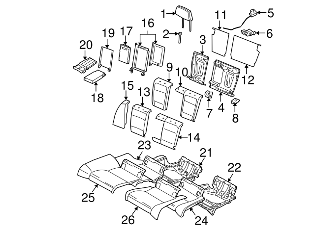 52207151370 - Actuation unit right 2006-2013 BMW | AutoNationParts.com