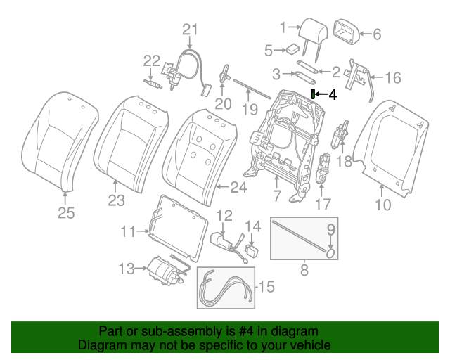 52-10-7-236-744 - Headrest Guide 2010-2016 BMW | AutoNationParts.com