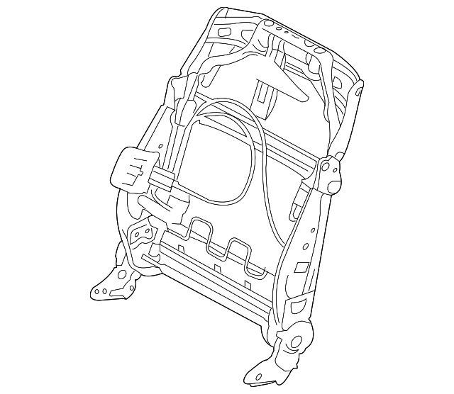 52-10-9-144-893 - Seat Back Frame - 2011-2016 BMW | BMW Parts Exchange