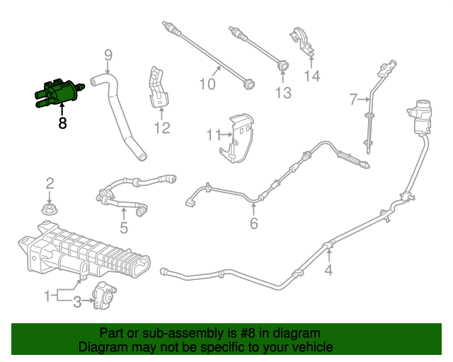 2013-2020 Mopar Purge Control Valve 4627182AA | TascaParts.com