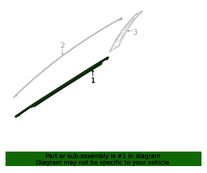 2020-2023 Hyundai Sonata Door Belt Molding 82210-L1000 ...