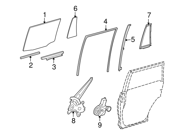 67407-60070 - Division Bar - 2010-2020 Lexus GX460 | MyLexusParts