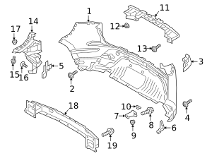 Genuine OEM Mount Frame Part# LR139813 Fits 2021-2023 Land Rover Range ...