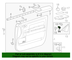 90467-10203 - Switch Bezel Clip - 2000-2022 Toyota | OEM Genuine Toyota ...