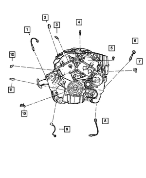Genuine MOPAR Oxygen Sensor for 2001-2004 Mopar | Part# 4606133AD ...