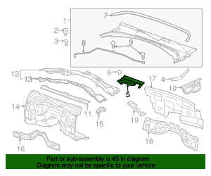 Air Inlet Grille Panel Air Deflector 23456056 GM | GMPartsDirect.com