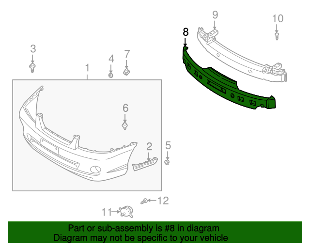 2002-2004 Kia Spectra OEM NEW 2002-2004 Kia Spectra Sedan Energy ...