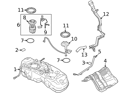 Fuel System Components for 2022 Mitsubishi Outlander | Mitsubishi Parts ...