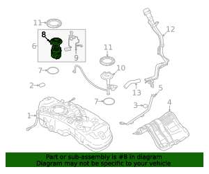 2021-2024 Mitsubishi Fuel Pump 1760A734 | Mitsubishi Parts Warehouse