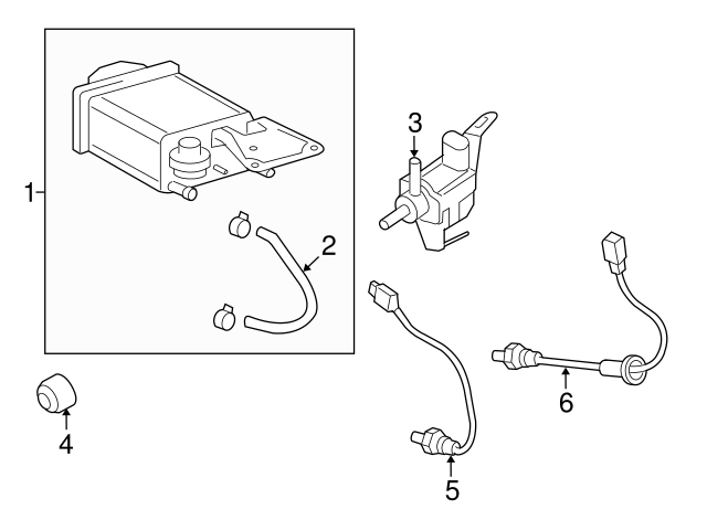 95333-08030 - Canister Hose - 2007-2018 Toyota | Conicelli Toyota of ...