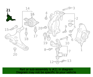 51820-TGH-A01 - Sensor Assembly, R Front Stroke - 2017-2020 Honda Civic ...