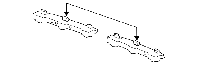 95999959 - Rear Bumper Fascia Bracket 2013-2022 GM | AutoNationParts.com
