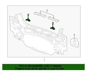 2013-2022 GM Rear End Panel Bracket 95999955 | AutoNationParts.com