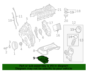 Oil Pan - Part #278-010-10-28 | Mercedes Parts Center