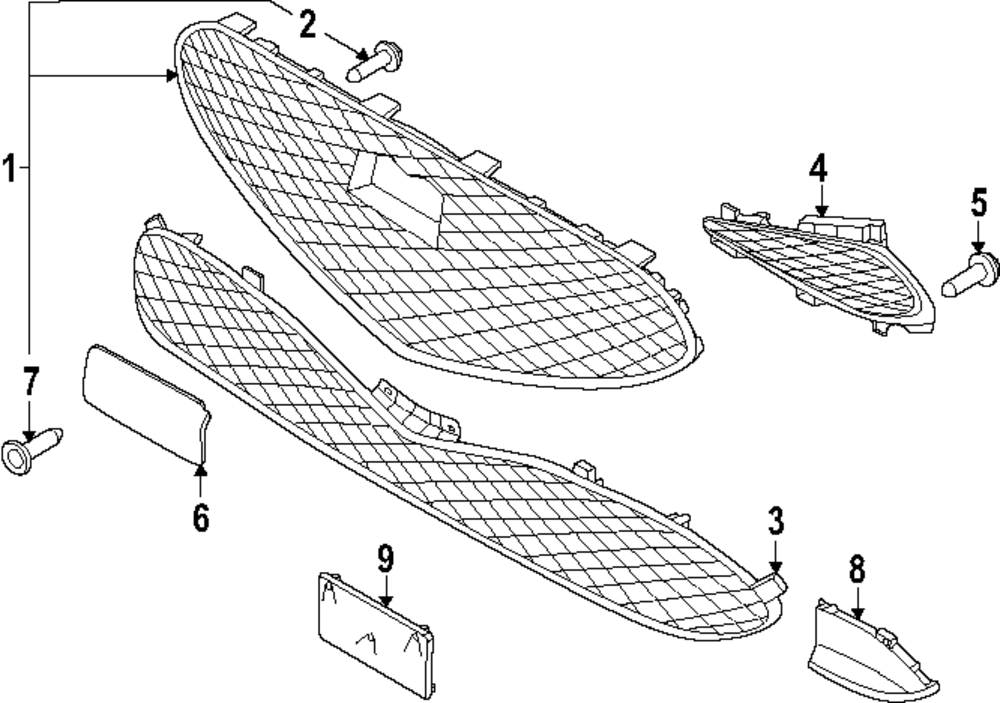 2022-2025 Genesis G70 Grille Front Bumper 86531-G9500 | Retail ...
