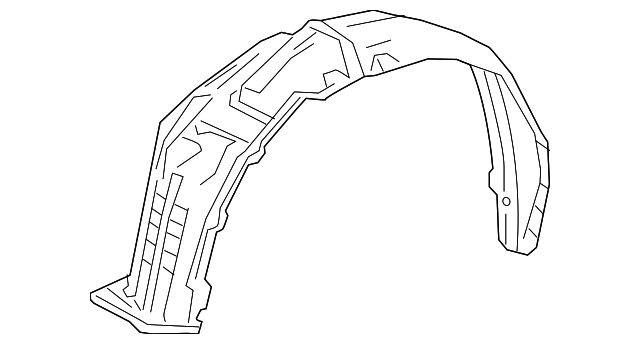 53875-78020 - Fender Liner - 2018-2019 Lexus | DiscMonster