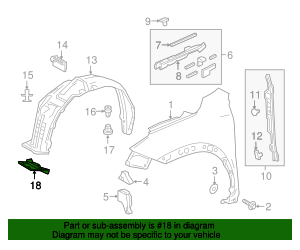 2015-2021 Lexus Splash Shield 53895-78011 | OEM Parts Online