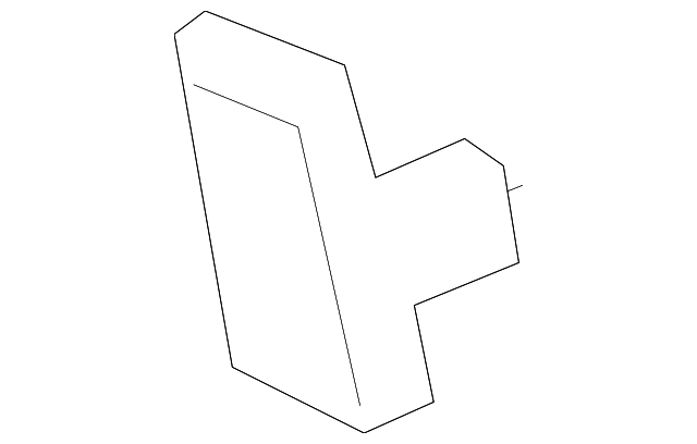 53857-12010 - Rear Seal Lower Clip For 2015-2023 Lexus | Lexus OE Parts