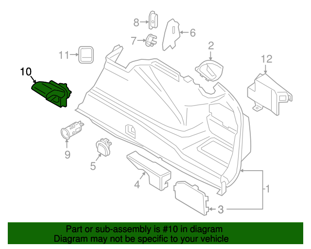 Genuine BMW 61-34-6-843-098 | Socket Cover | FREE Shipping on Most ...
