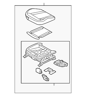 88105-2T200AN3 - Cushion Assembly 2012 Kia Optima | Kia.Parts Store