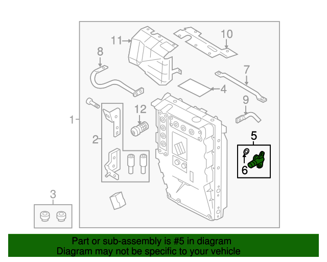 2011-2015 Volkswagen Touareg Water Inlet 7P0-121-133 | vwpartscenter